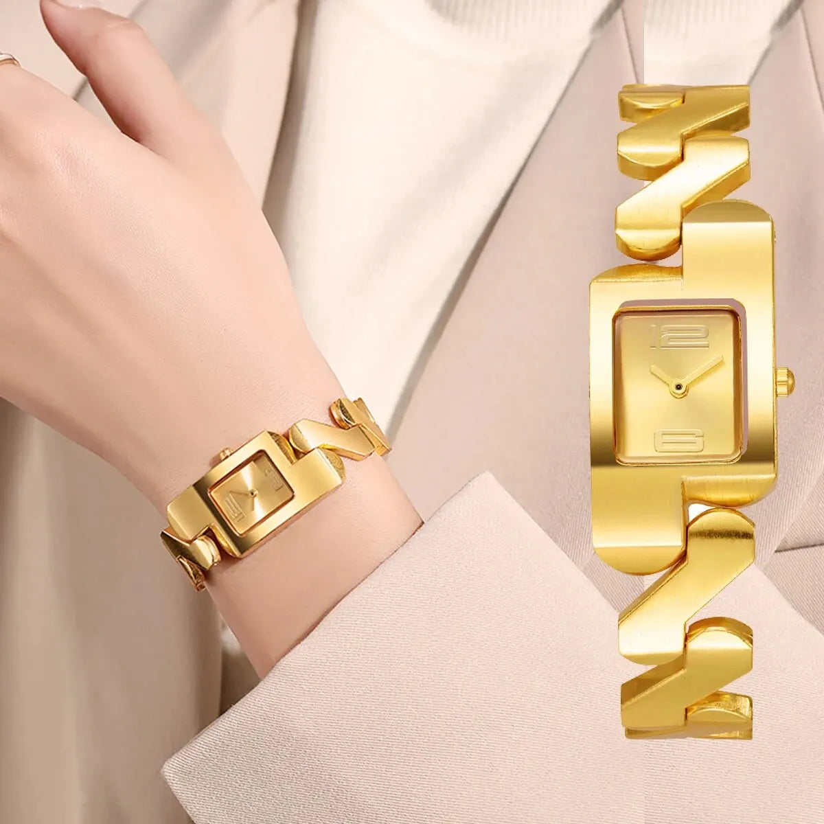 Ines Twist Link Timepiece – CALEB&FITCH